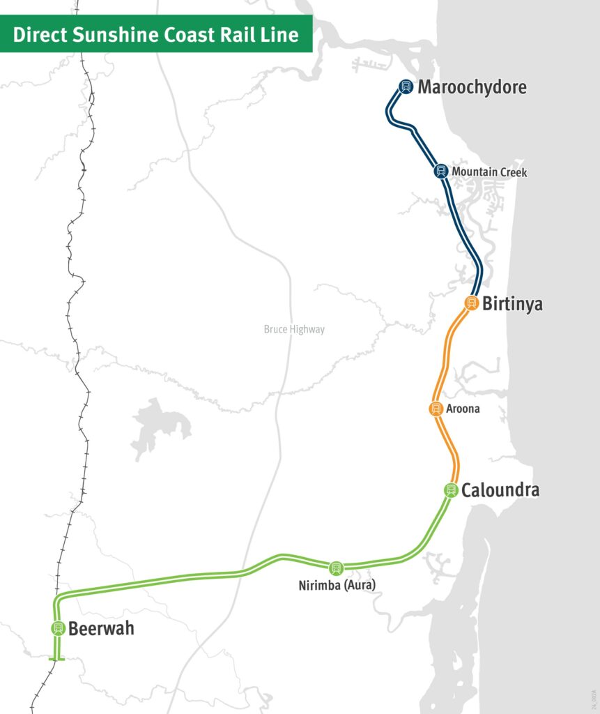 New Rail Line to Connect Sunshine Coast and Brisbane