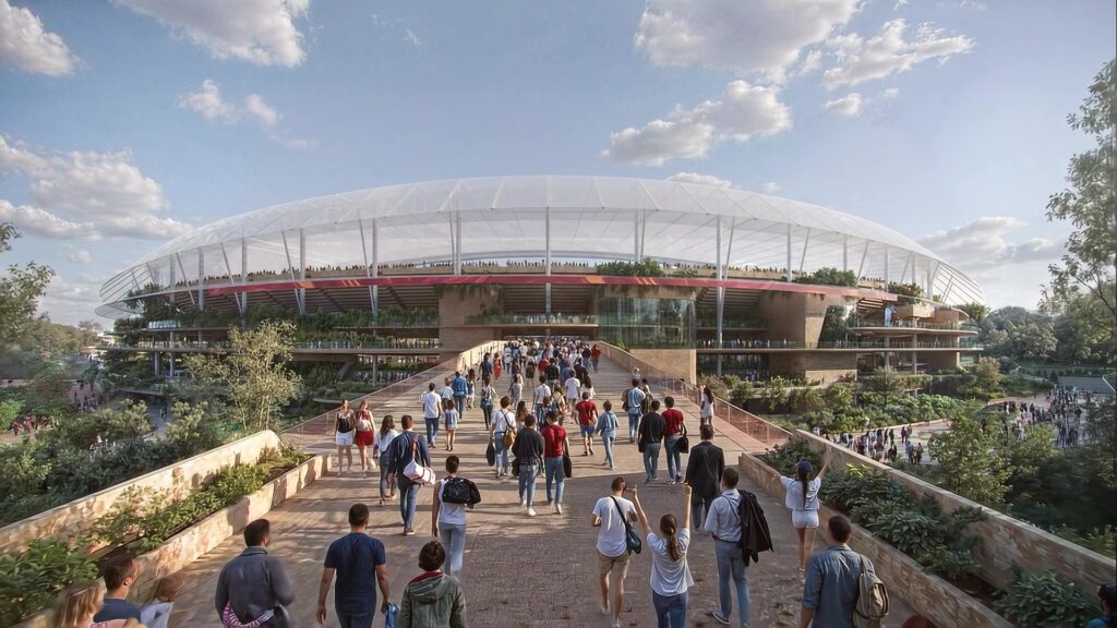 Designs Revealed For Brisbane’s 63,000 Seat Olympic Stadium At Victoria ...