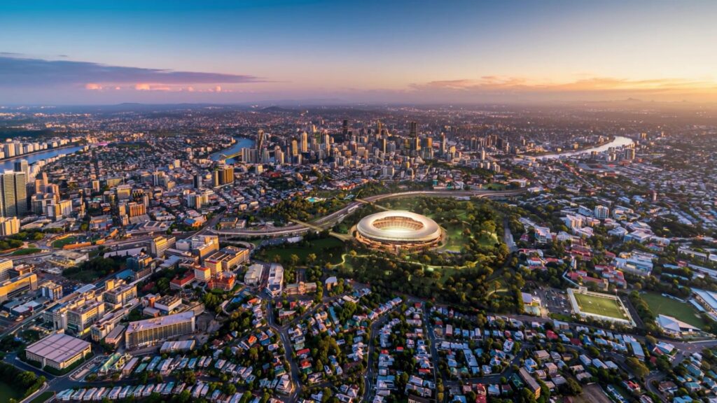 Designs Revealed For Brisbane’s 63,000 Seat Olympic Stadium At Victoria ...