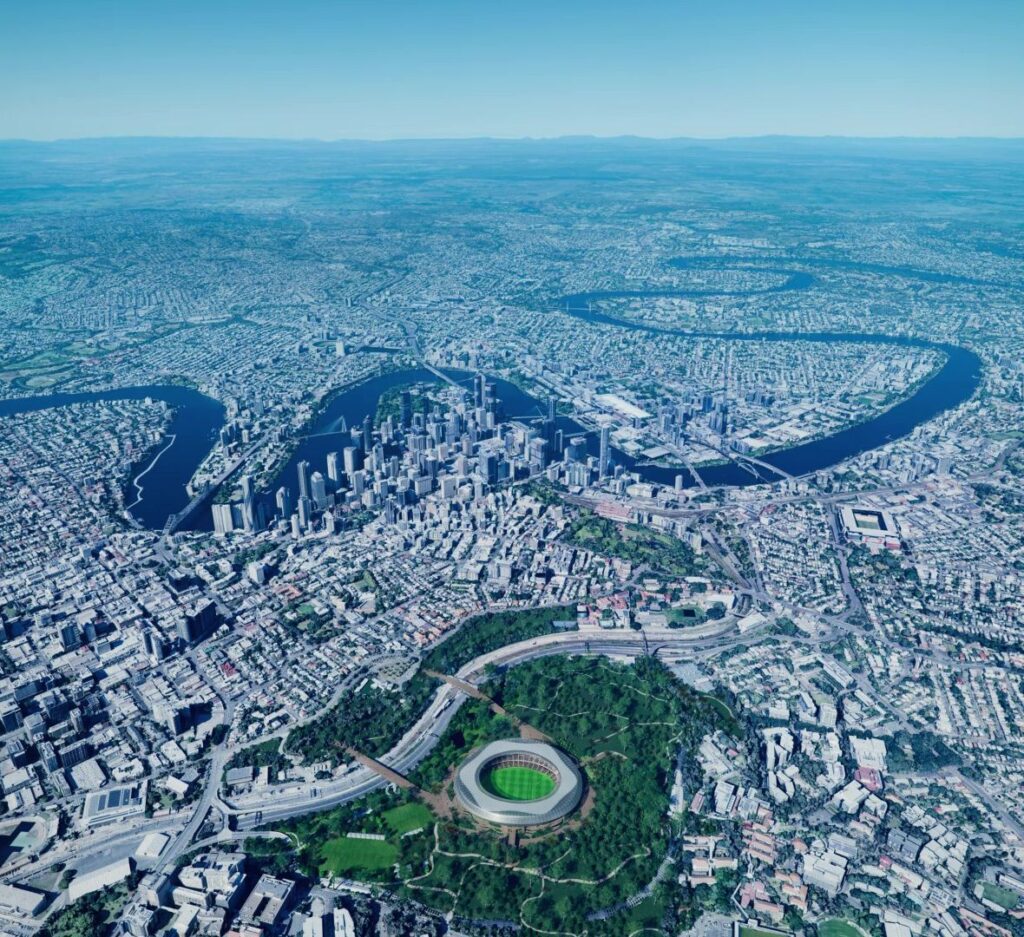 Designs Revealed For Brisbane’s 63,000 Seat Olympic Stadium At Victoria ...