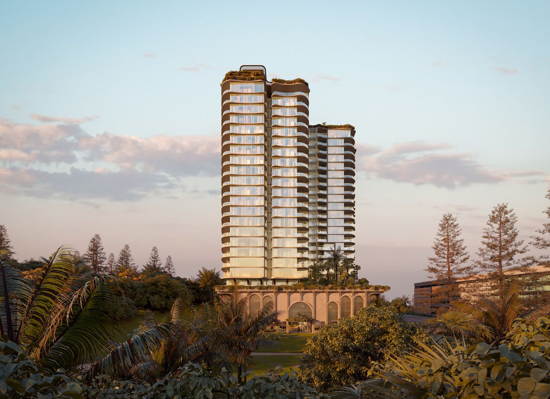 Carindale's first highrise: 25-storey 253-apartment tower at 1202 Creek ...